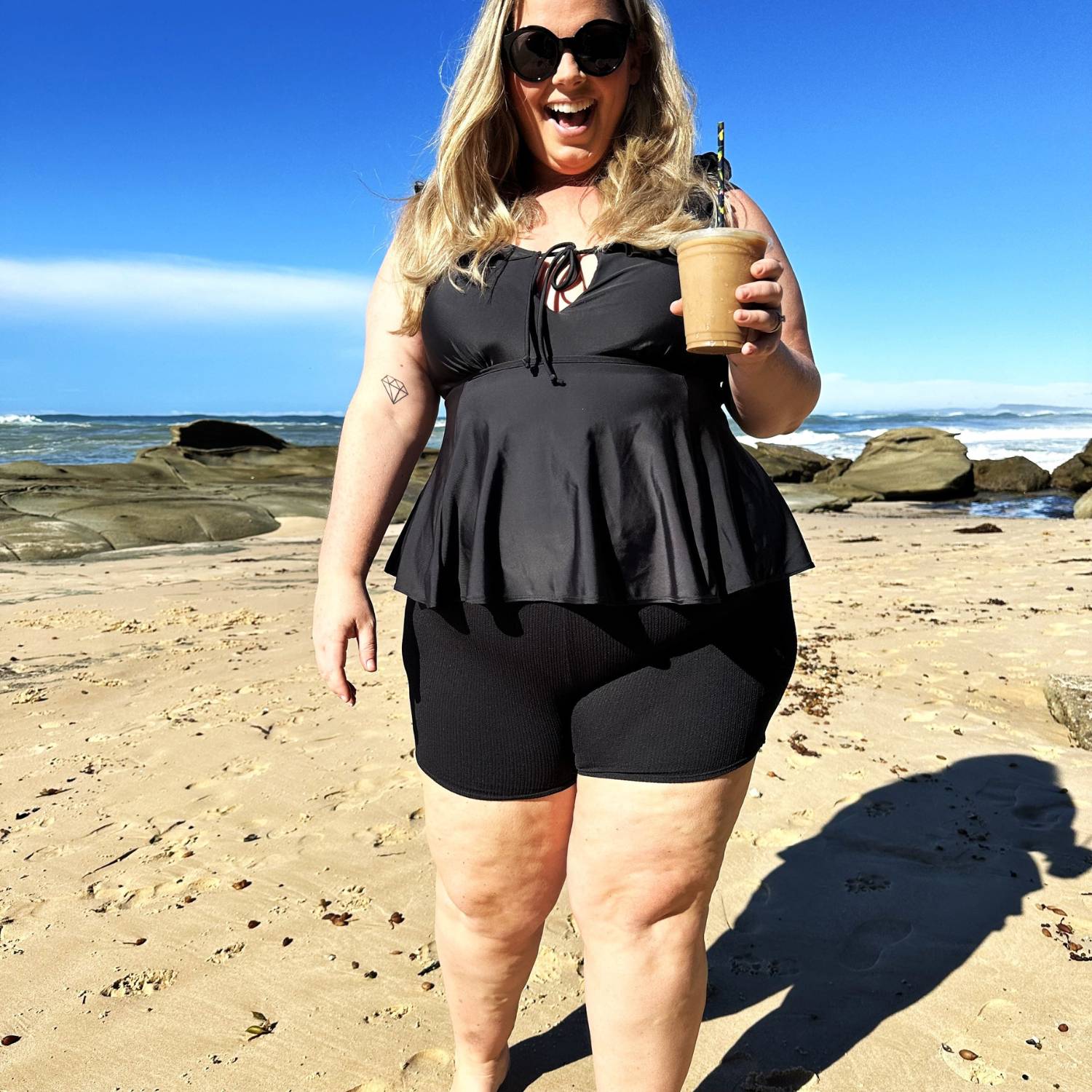 Snag Day Off Bikini Shorts in Black - Snag – Snag Vaults